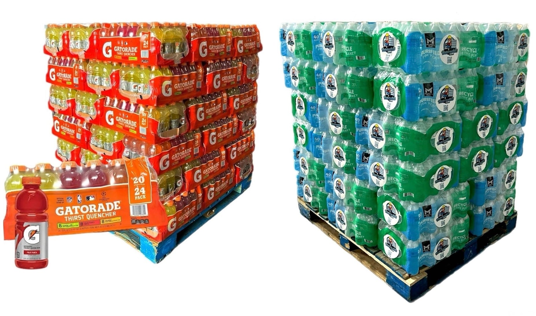 Full Pallet Gatorade Variety Pack 20 oz/24 bottles per case (54 cases ...
